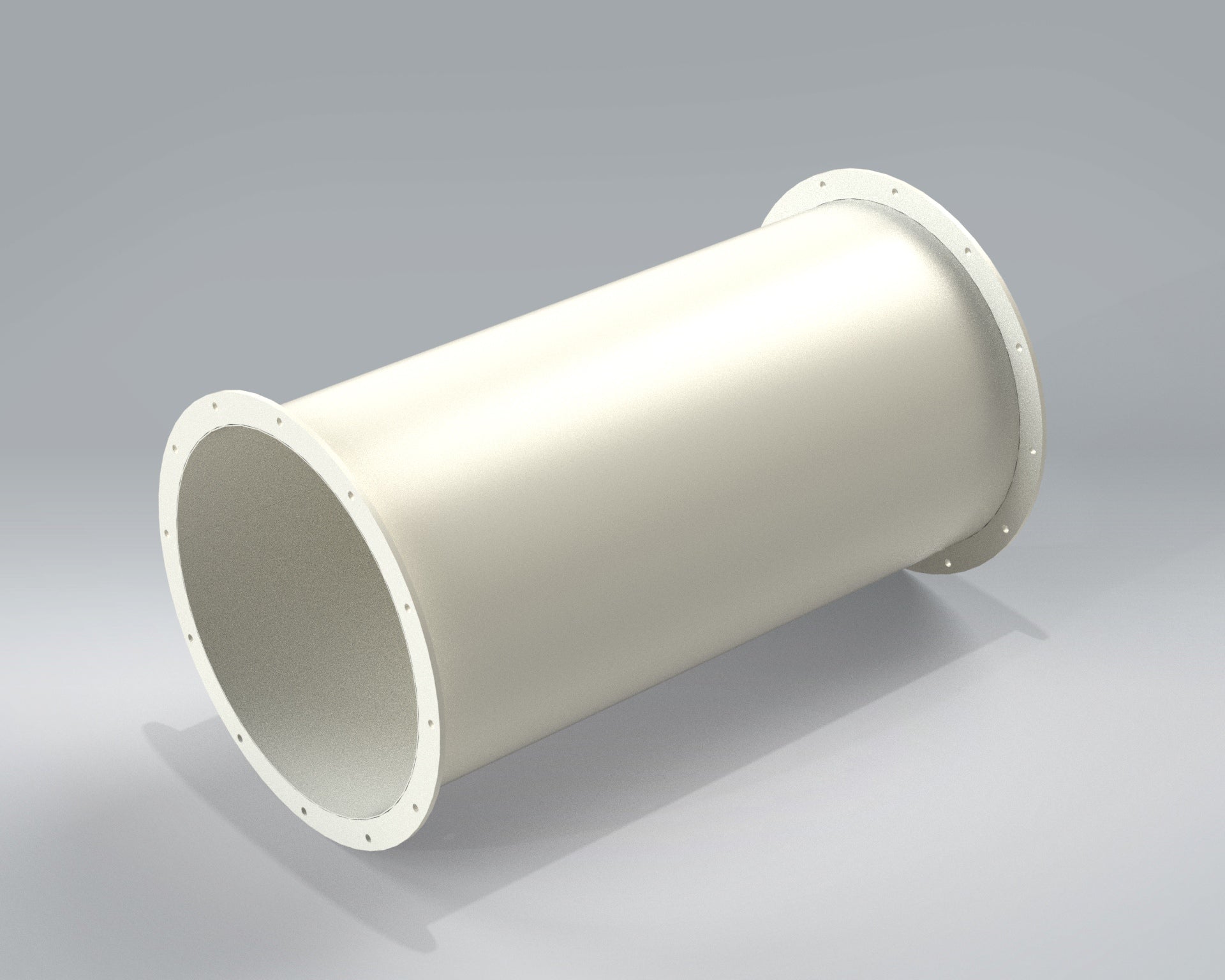 Rohr DN 450 in geschweißter Ausführung nach DIN 24151 mit Flanschen ...